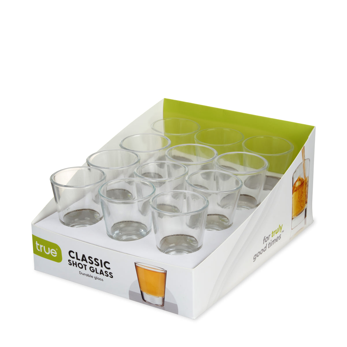 True Classic Shot Glass, Plain Shot Glasses Perfect for Tequila and ...