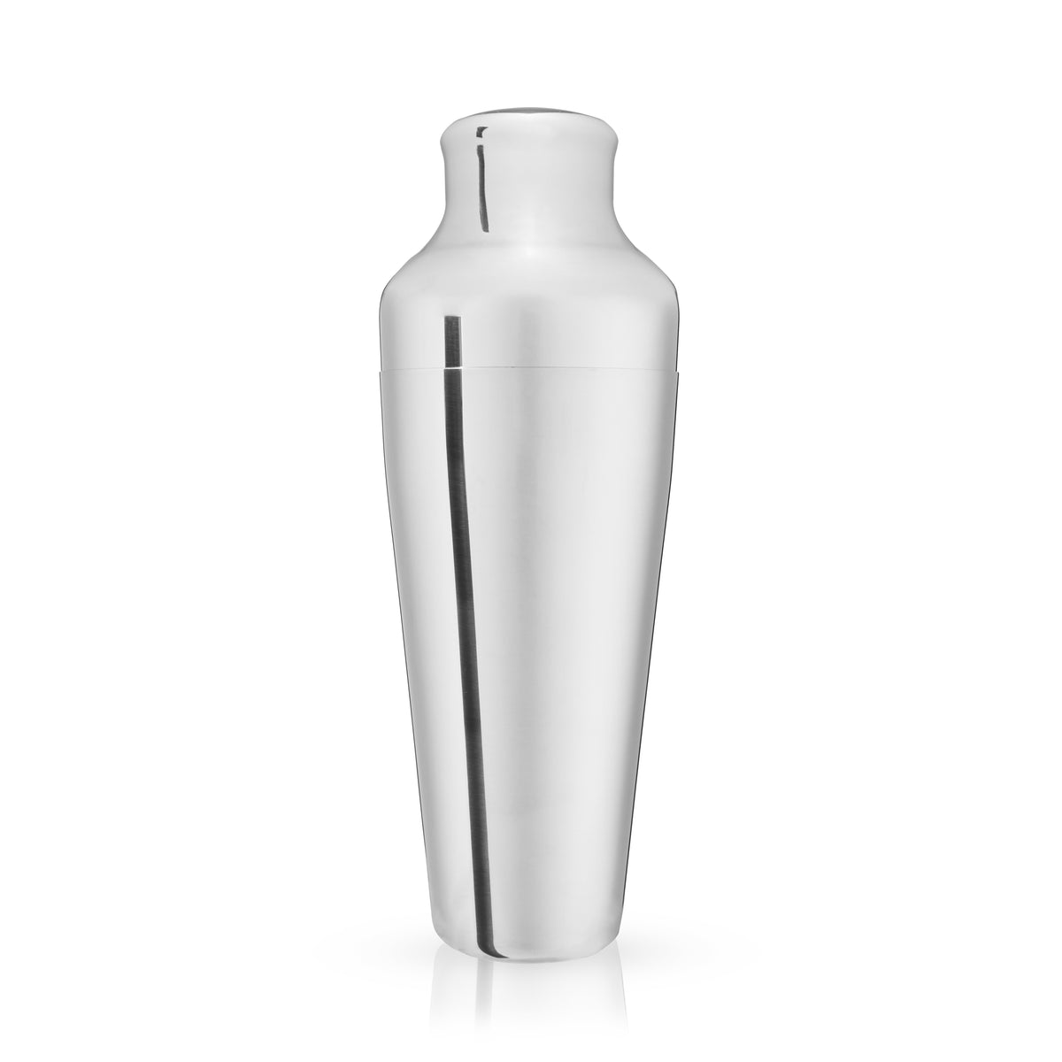Viski Parisian Cocktail Shaker, Contoured High Shine Polished Stainless ...
