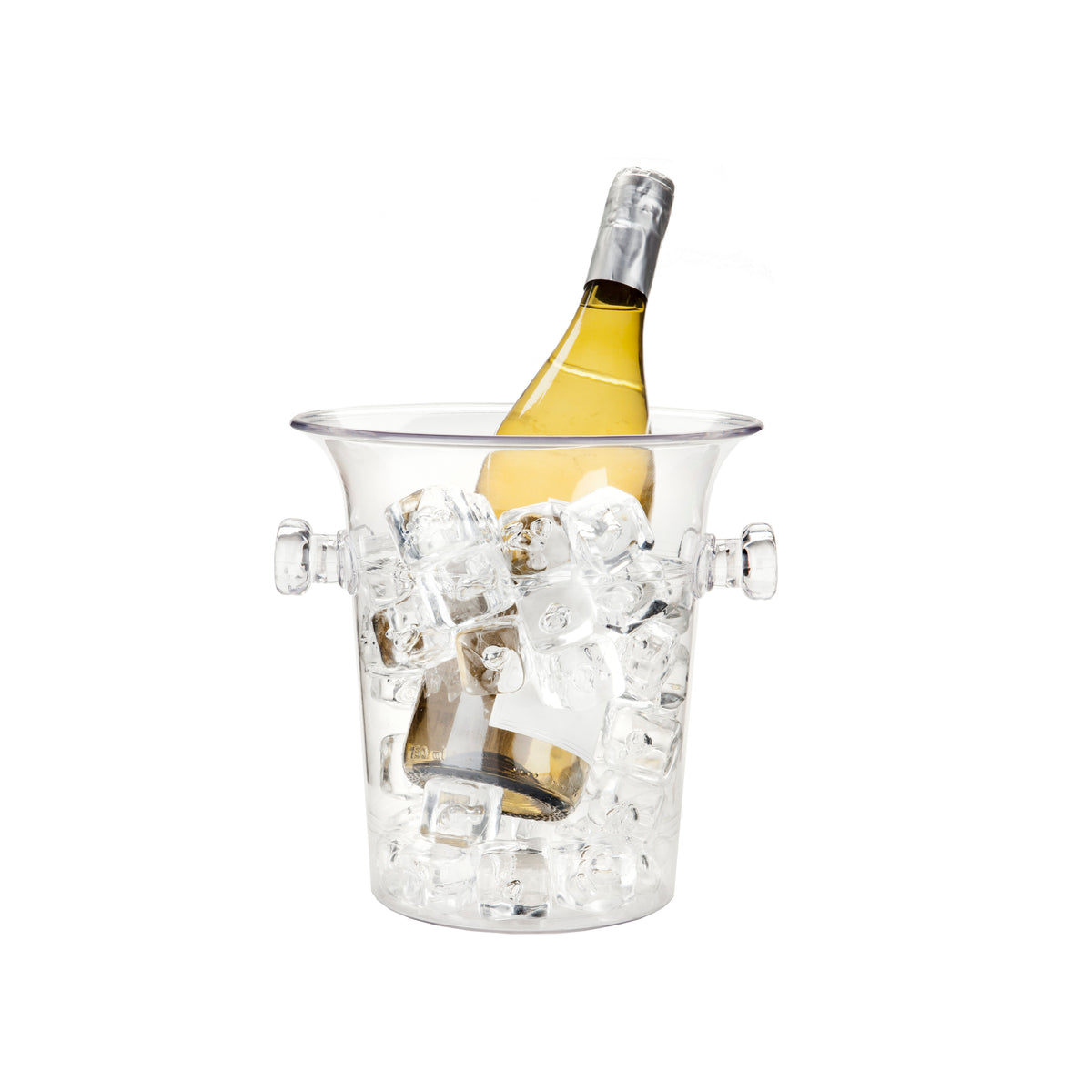 True Clear Acrylic Ice Bucket with Handles, 3-Liter Capacity, Durable ...