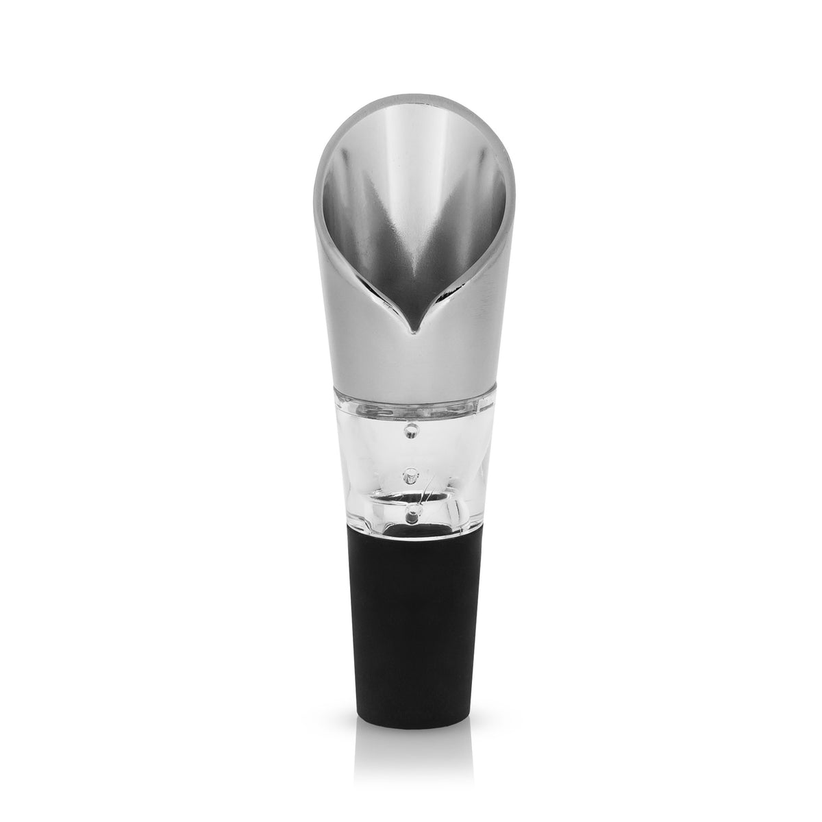 Viski Instant Wine Aerator Pour Spouts for Liquor Bottles, Drip-Free ...