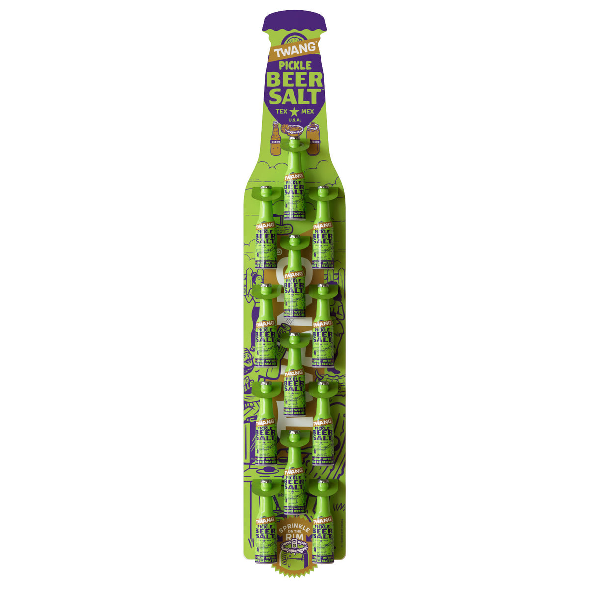 Twang Beer Salt Pickle, Clip Strip 12ct – True Brands