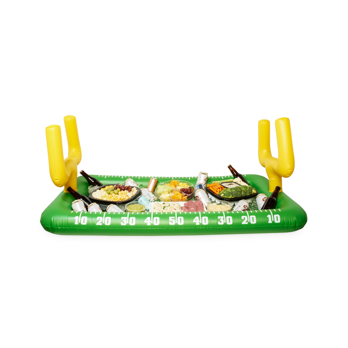 TrueZoo Inflatable Football Field Cooler, Floating Bar, Pool Party ...