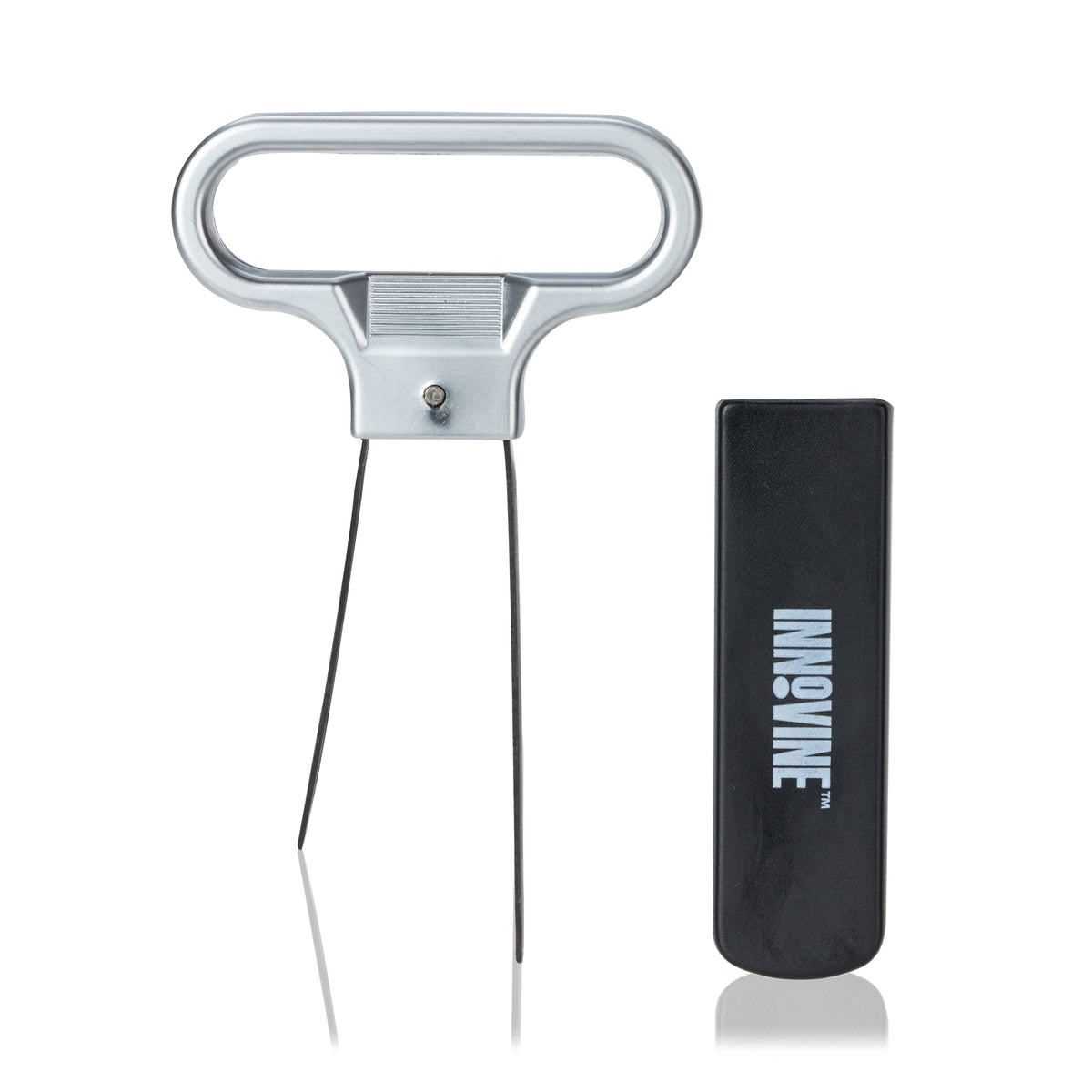 Innnovine Two Prong Cork Puller, Chrome Handle with Sheath, Preserve ...