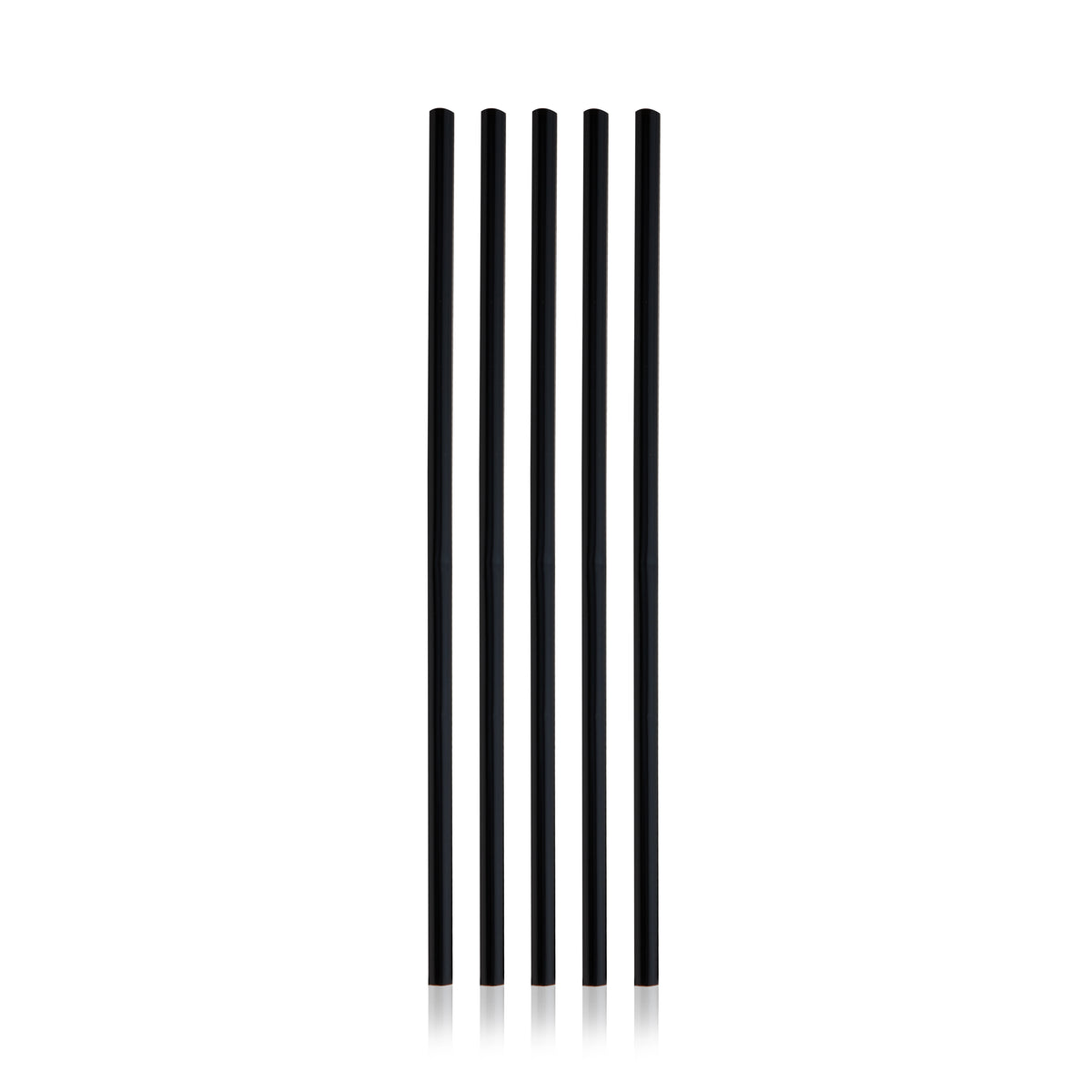 True Cocktail Straws, 7 Inch Disposable Black Straws for Smoothies Iced ...