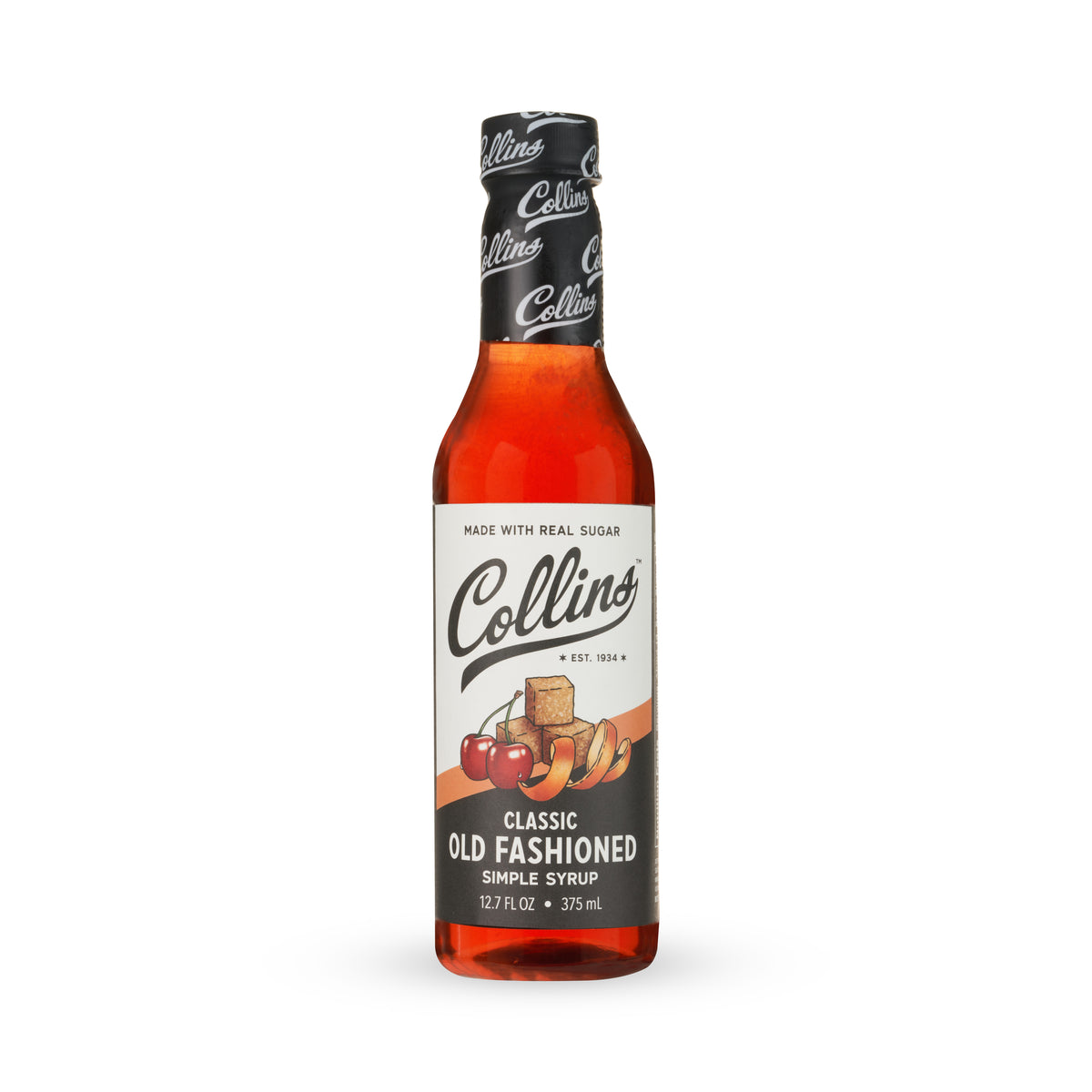 Collins Classic Old Fashioned Syrup, Made with Cherry Juice, Simple ...